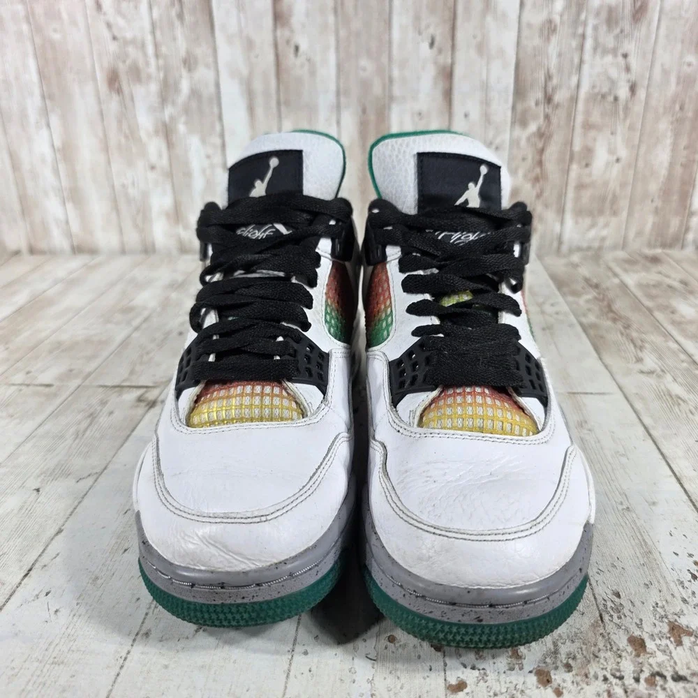 Jordan | Shoes | Jordan 4 Retro Rasta Women White Lucid Green Aq92910 ...